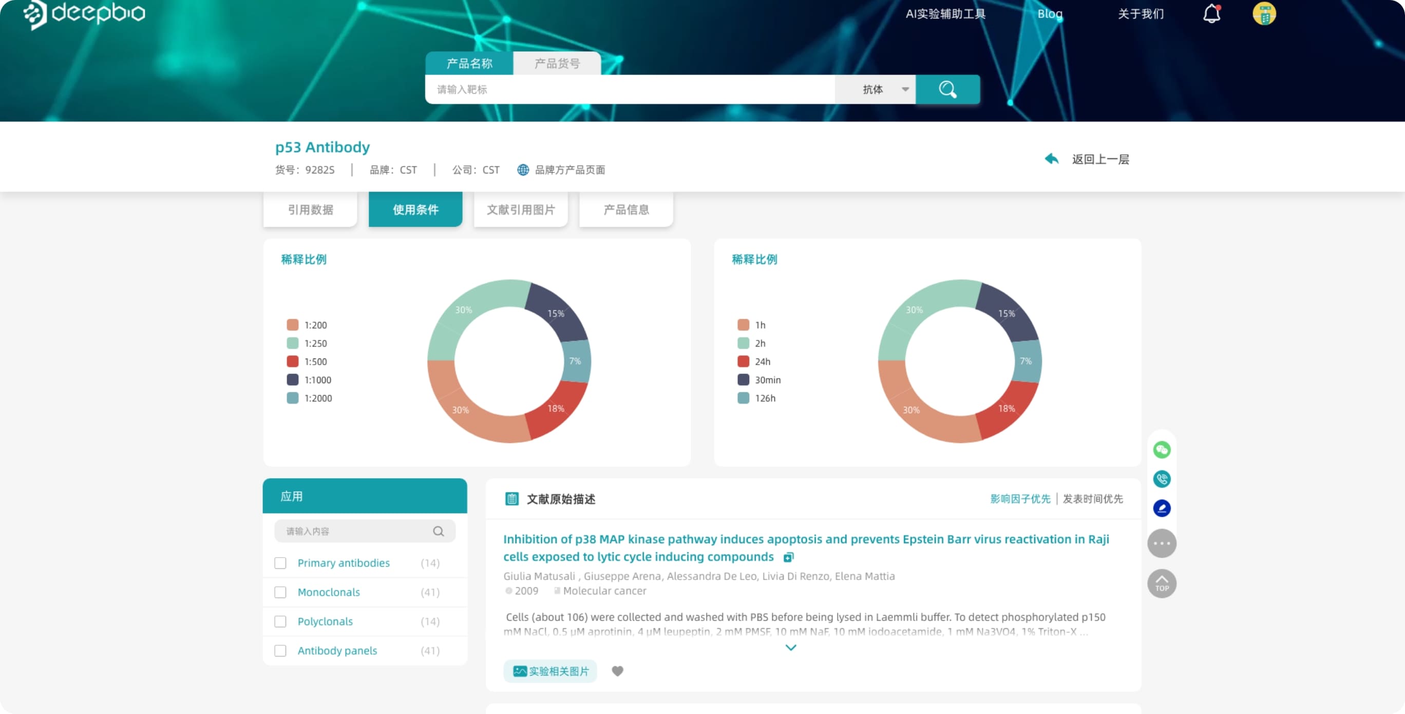 迪普测评，寻找可靠的生物研发产品，试剂，耗材，仪器 - DeepBio